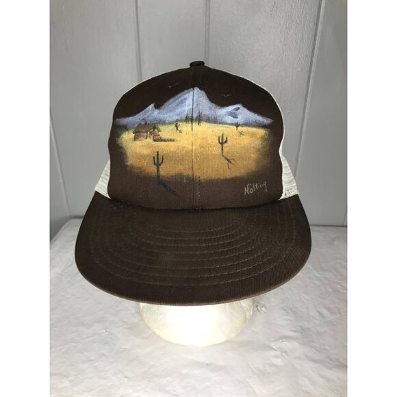 American Vintage | Accessories | Vintage Hand Painted Country Trucker ...